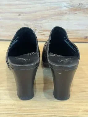 Dansko | Shoes | Dansko Black Leather Studded Clog Mules | Poshmark